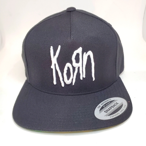 Accessories | Yupoong The Classic Korn Heavy Metal Spellout Classic Logo Snapback Cap Hat | Poshmark